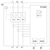 China Molded Case Circuit Breaker 3VA2  100A ETU 320 LI 3 Pole  Bus Bar 3VA2063-5HL32-0AA0 for sale
