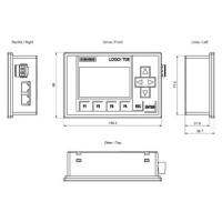 China PLC LOGO! 8 TDE Text Display  6-line 3 Background Colors  2 Ethernet Ports 6ED1055-4MH08-0BA1 100% New and Original for sale