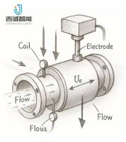 China E+H 5W4C4H-AAILMP3AUD2K0A+AK DN125 Promag W400 Electromagnetic Flowmeter for Water Treatment Pipeline Custody Transfer in Stock for sale