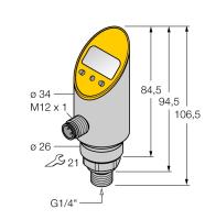 China Turck Pressure Sensor PS010V-304-LI2UPN8X-H1141 100% New Original in Stock 1 Year Warranty High Quality for sale