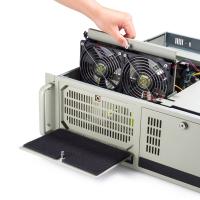 China IPC-610-L4U 19 inch rackmount ipc front accessible fan 3 525 plus 1 35 drive bays for industrial automation for sale