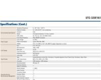 China UTC-320FP-ATBOE 12 Inch Embedded Touch Panel Fanless Industrial HMI Panel PC IP65 for sale