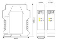 China D1092D SIL 3 Relay Output Module DIN - Rail Model Original Genuine In Stock One Year Warranty for sale