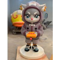 China FRP Cartoon Sculptures: Anthropomorphic Chinese Zodiac Figurines for Outdoor/Indoor Use for sale