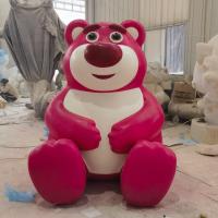 China Artecho Resin Bear Sculpture Art Craft  Bear Figure For Fluid Painting,  Tall Frosted Surface DIY Fluid Bear for sale
