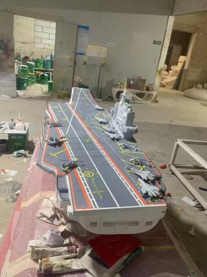 China 3D-Printed FRP Sculpture: Miniature Models of Aircraft Carriers and Destroyers for Indoor Decoration for sale