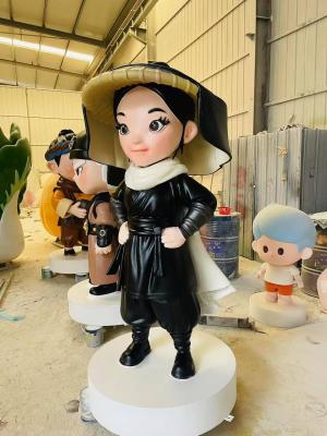 China FRP Sculpture: Customized Themed Corporate IP Doll Ornaments with Martial Arts Style of 