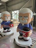 China KFC FRP Sculptures - Corporate Image IP for Chain Store Check-in Dolls for sale