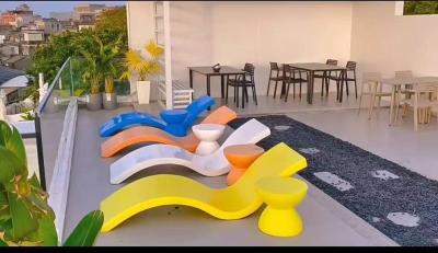 China Lounge chair, swimming pool, outdoor hot spring furniture, FRP (Fiber-Reinforced Plastic) leisure lounge chair, hotel & villa beach chair for sale