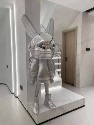 China Outdoor Giant Big Tall Garden Statues Custom Fiberglass Sculpture Outdoor Modern Large Pop Art Resin Sculpture Home Decoration for sale