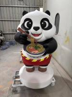 China Panda Doll Sculpture for Noodle Shops, F&B Stores, Milk Tea & Coffee Shops - IP Check-in Decor & Welcome Ornament for Entrance for sale