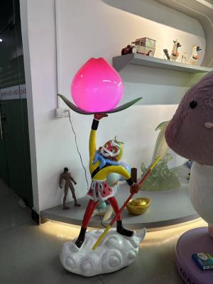 China Wukong Glowing Sculpture - A Classic IP from The Monkey King: Havoc in Heaven Anime, Ideal as a Internet-Famous Check-in Decoration for Modern Home and Store Settings for sale
