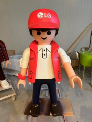 China LG Themed IP Sculpture: Modern Themed Artistic Line-Designed Figurine for sale