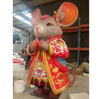 China Customizable Size Weather Resistant Handmade Sculpted Fiberglass Resin Figurine FRP Sculpture for Indoor & Outdoor Decoration for sale
