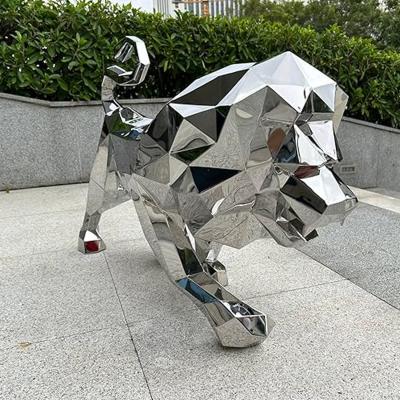 China Customizable Design Stainless Steel Sculpture in 304 or 316 Stainless Steel for Indoor & Outdoor Use for sale