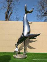 China Customizable Design Stainless Steel Sculpture in 304 or 316 Stainless Steel for Indoor & Outdoor Use for sale