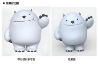 China Custom Silver Cartoon Bear Fiberglass Sculpture with Matte Silver Metallic Finish and Weather-Resistant Design for Commercial Plaza Decoration for sale