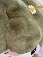 China Custom Plush Wrapped Cartoon IP Sculpture - Fluffy Cute Character for Shopping Mall Decoration for sale