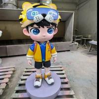 China OEM Large PVC Statue Mini Designer Life Size Epoxy Resin Fiberglass Vinyl Toys Art &amp Sculpture Figure For Entertainment for sale