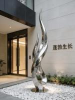 China Custom Modern Interior Luxury Decoration Blue Resin Sculpture Decoration Art Resin Hotel Sculpture Living Room Sculpture for sale