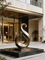 China Custom Modern Interior Luxury Decoration Blue Resin Sculpture Decoration Art Resin Hotel Sculpture Living Room Sculpture for sale