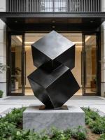 China Custom Modern Interior Luxury Decoration Blue Resin Sculpture Decoration Art Resin Hotel Sculpture Living Room Sculpture for sale