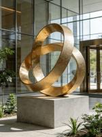 China Custom Modern Interior Luxury Decoration Blue Resin Sculpture Decoration Art Resin Hotel Sculpture Living Room Sculpture for sale