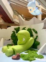 China Customized Size Fiberglass Sculpture for Indoor & Outdoor Use with Matte or Glossy Finish for sale