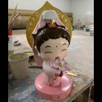 China Customizable Size Weather Resistant Lightweight Fiberglass Resin Figurine for Indoor & Outdoor Decoration for sale