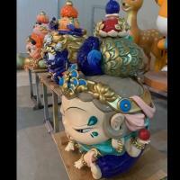 China Customizable Size Weather Resistant Lightweight Fiberglass Resin Figurine for Indoor & Outdoor Decoration for sale