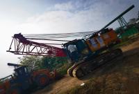 China Boom 37m Used Crawler Cranes 55 Ton 2019 Model SANY SCC550A Efficient Operation for sale