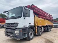 China 2019 Model Refurbished Concrete Pumps Benz Chassis Sany 56m Concrete Pump for sale