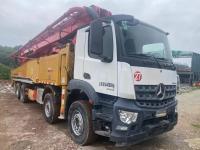 China 2020 Model Used Concrete Pump Truck 56 Meters Benz Chassis Sany 1400 Working Hours for sale