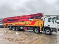 China 2018 Model Used Concrete Pump Benz Chassis Sany 72 Meter Concrete Pump for sale