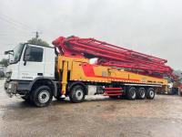 China 2018 Model Used Concrete Pump Benz Chassis Sany 72 Meter Concrete Pump for sale