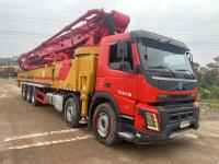 China 2021 Model Used Concrete Boom Pump 68m VOLVO Chassis Sany 1100 Working  Hours for sale