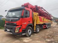 China 2021 Model Used Concrete Boom Pump 68m VOLVO Chassis Sany 1100 Working  Hours for sale