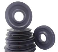 China Zoomlion Crane Parts Ztc Nylon Jib Pulley Big Hook Pulley With Grease Nipple for sale