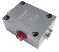 China 1010300782 1010300283 Zoomlion Crane Parts Insertion Bidirectional Hydraulic Lock / Buch DERV8-B for sale