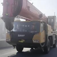 China Used SANY SAC1300T 130 Ton All Terrain Crane AWD 6x6 Multi-Mode Steering Dual Engine 73m Boom Stock for sale