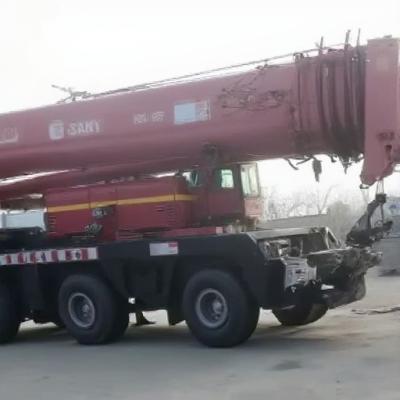 China Used SANY SAC1100 110 Ton All Terrain Crane 73m Extended Boom Reach AWD 6x6 2022 Low Hours Export for sale