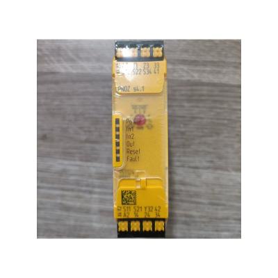 China New PI-LZ 24VDC safety relay DC power supply industrial equipment uses original genuine products model  PNOZ s4.1 for sale