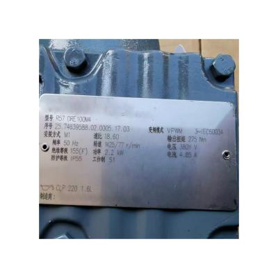 China R57 DRE100M4 Gear Box Motor 2.2kW Parallel Shaft Gear Reduction Motor for sale