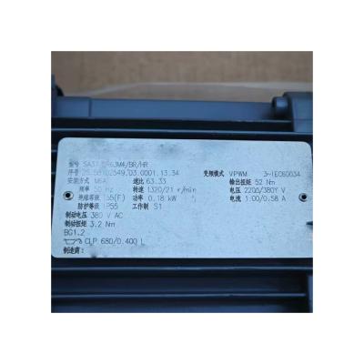 China SA37 DR63M4/BR/HR Ac Gear Motor 0.25kW Gear Reduction Motor For Industrial Automation for sale
