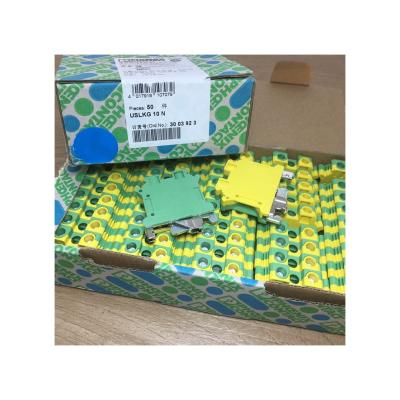 China USLKG 2.5 Grounding Terminal Wiring Cable Connector Durable Yellow Green Dual Color for sale