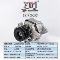 China 12V 75A Alternator JFB-H209 LR150430 LR160426S 2310002N20 2310002N13 ALH0780 for Nissan TD27-B Cabstar D21 D22 for sale