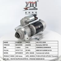 China 24V 5.5KW 10T Starter Motor 6008134110 6008134130 228000063 2280000630 STN4340 For Komatsu S6D102 PC200-6 PC220-6 PC200-7 Excavator for sale