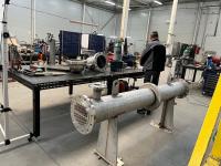 China ASME High Performance Tube And Tube Heat Exchanger For Industrial Thermal Systems for sale