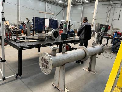 China ASME High Performance Tube And Tube Heat Exchanger For Industrial Thermal Systems for sale