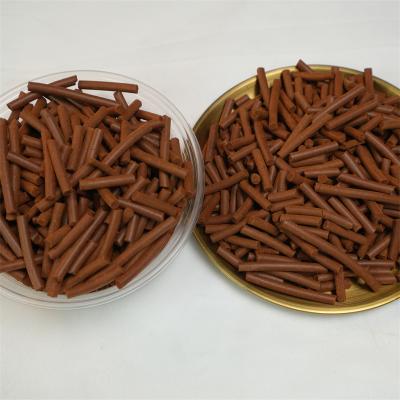 China Iron Oxide Desulfurization Medium For Desulfurization Yellow And Brown Long Granule Crushing Strength ≥50N/Cm for sale